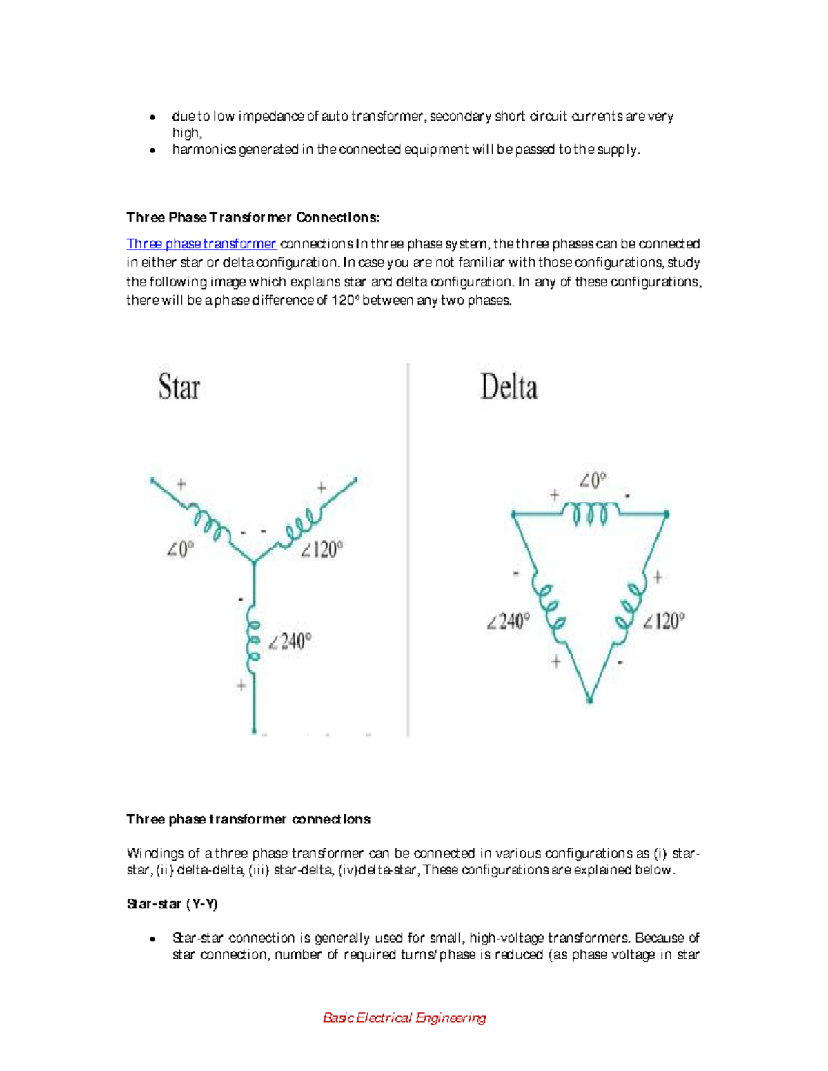 Basic Electrical Engineering All Unit Notes-13 - due to low impedance ...