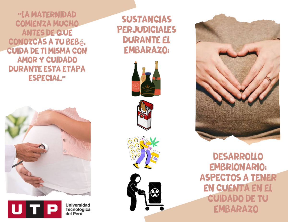 Tríptico recomendaciones - mujeres gestantes - psicología del ...