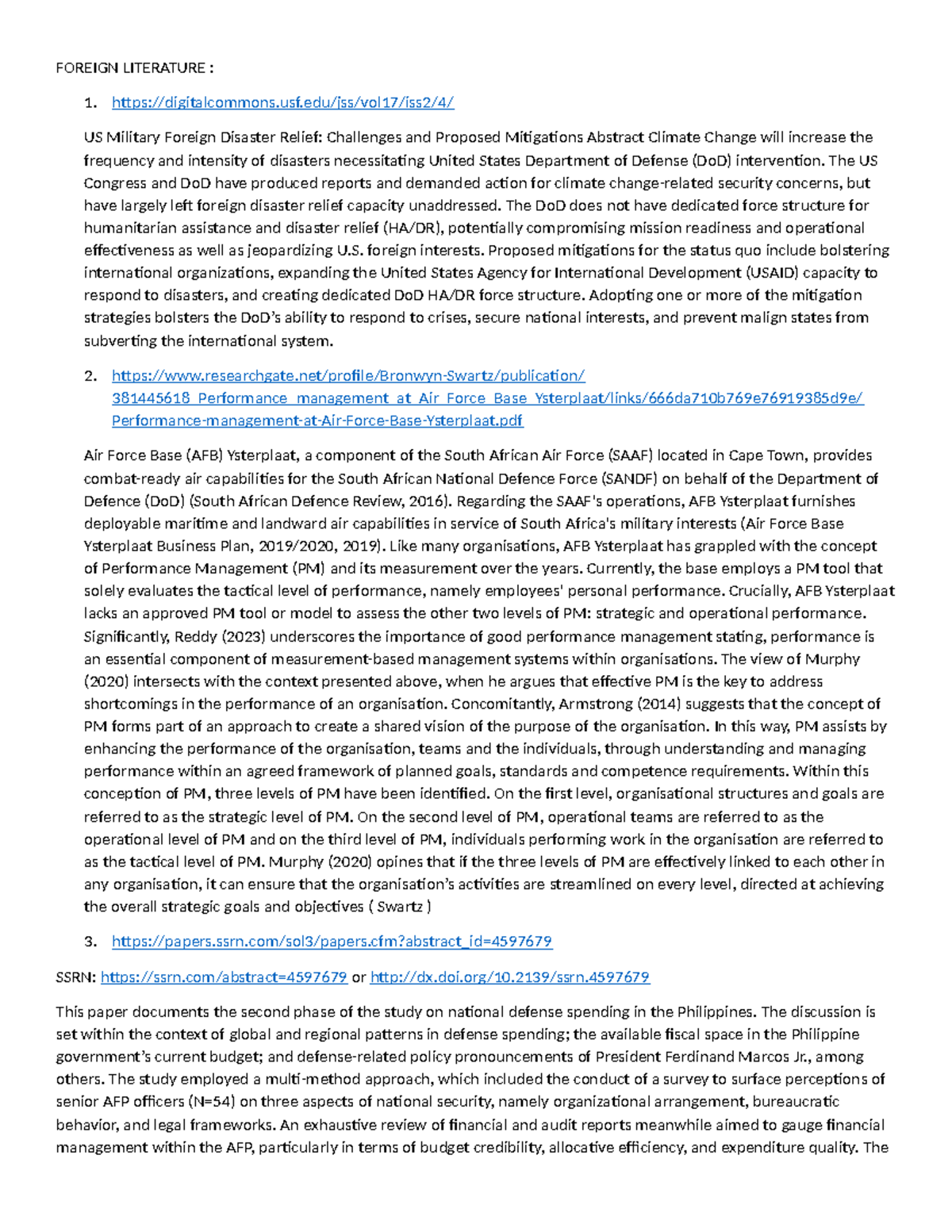 Local and foreign ken - afe - FOREIGN LITERATURE : digitalcommons.usf ...