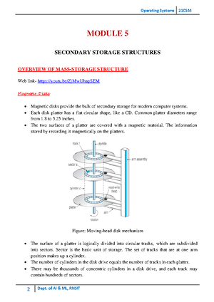 Module 2 - CHAPTER 3 PROCESS CONCEPTS 3 Process Concepts Process is an ...