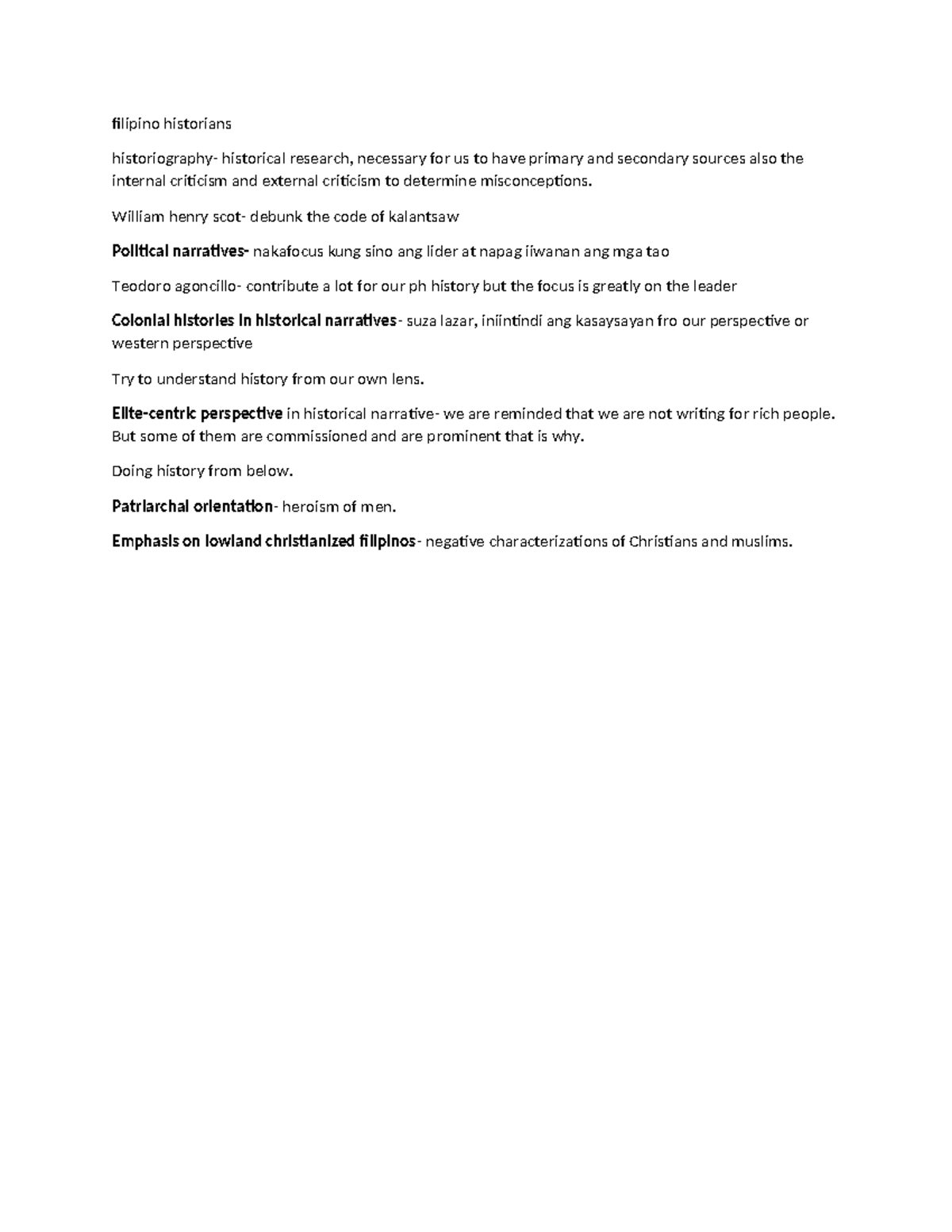 Filipino historians-RPH Lecture Group 1 - filipino historians ...