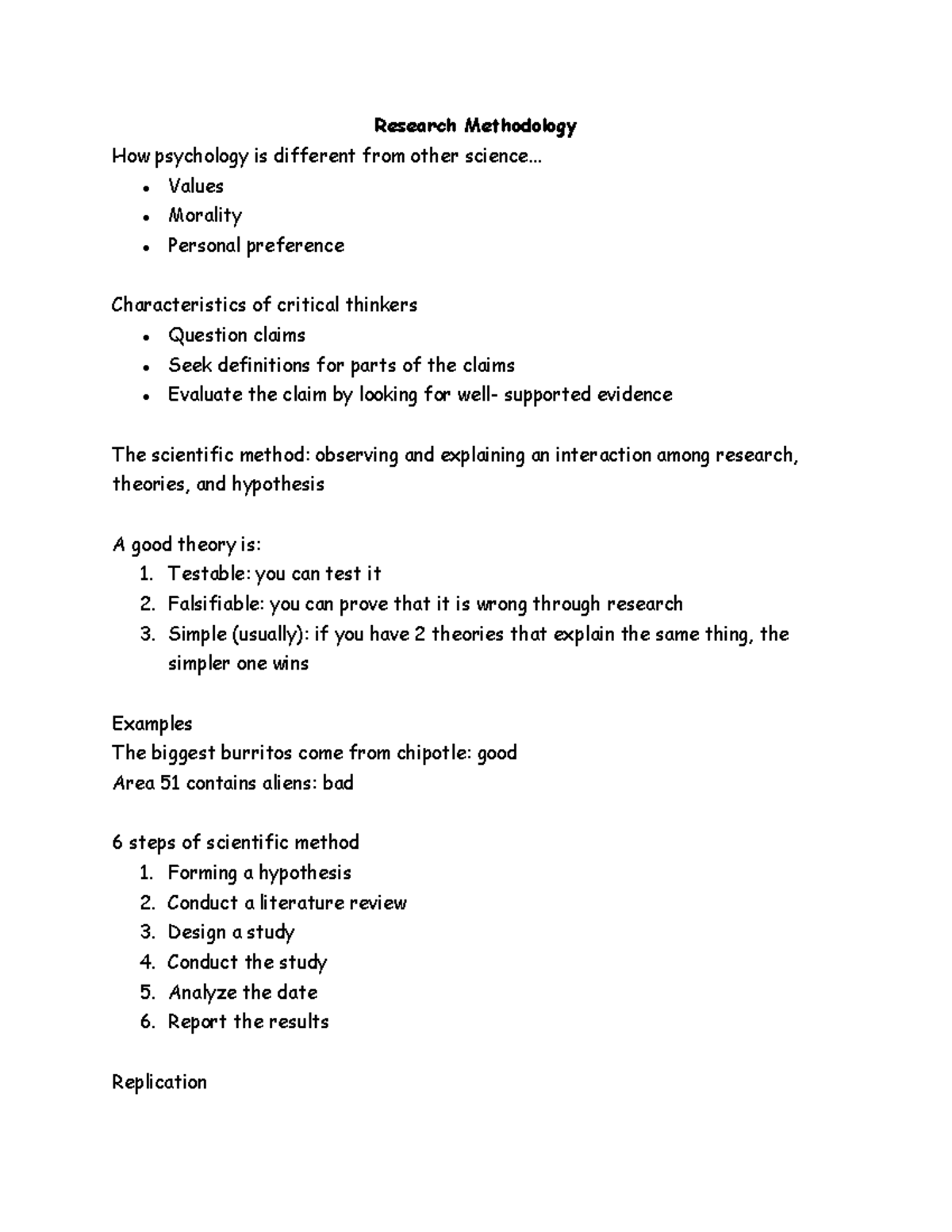 Class 9 4 research methodology - Research Methodology How psychology is ...