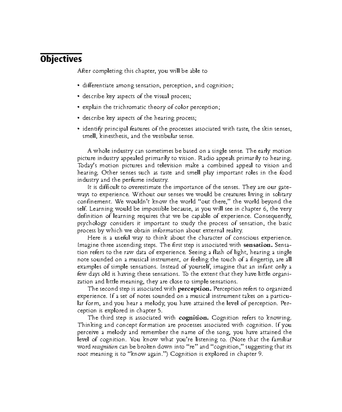 Psych 7 - Objectives After completing this chapter, you will be able to ...