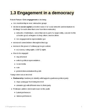 American Government chapter 1.1 - 1 What is government? 1 1 What is ...