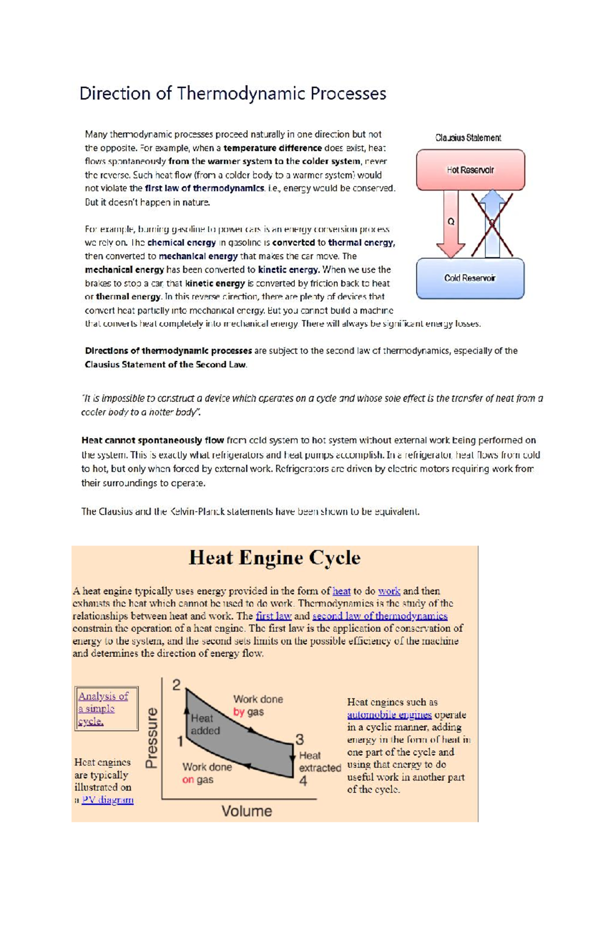 2nd law of thermodynamics - Internal Combustion Engine This race car ...