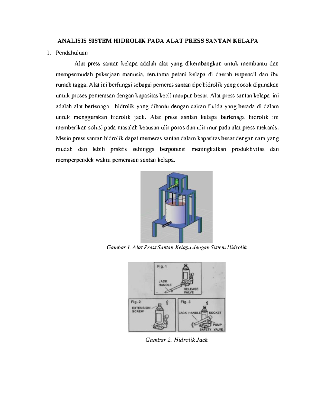 Pemodelan Sistem Fluida Hidrolik - Sistem Dinamik Dan Pengendalian - ITS - Studocu