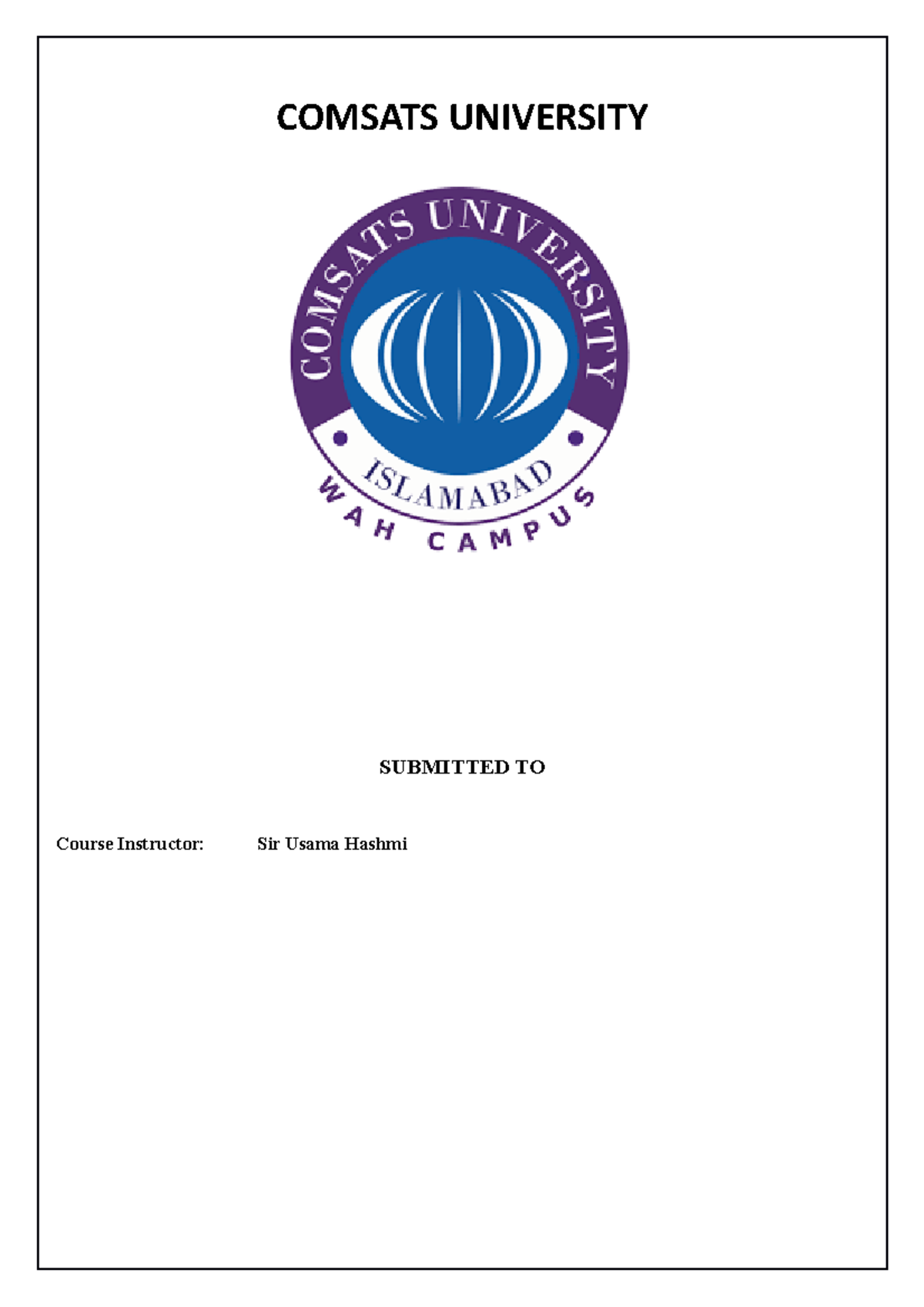 Islamic- 1 - Assignment about- HOLY QURAN IS THE WORD OF ALMIGHTY ALLAH ...