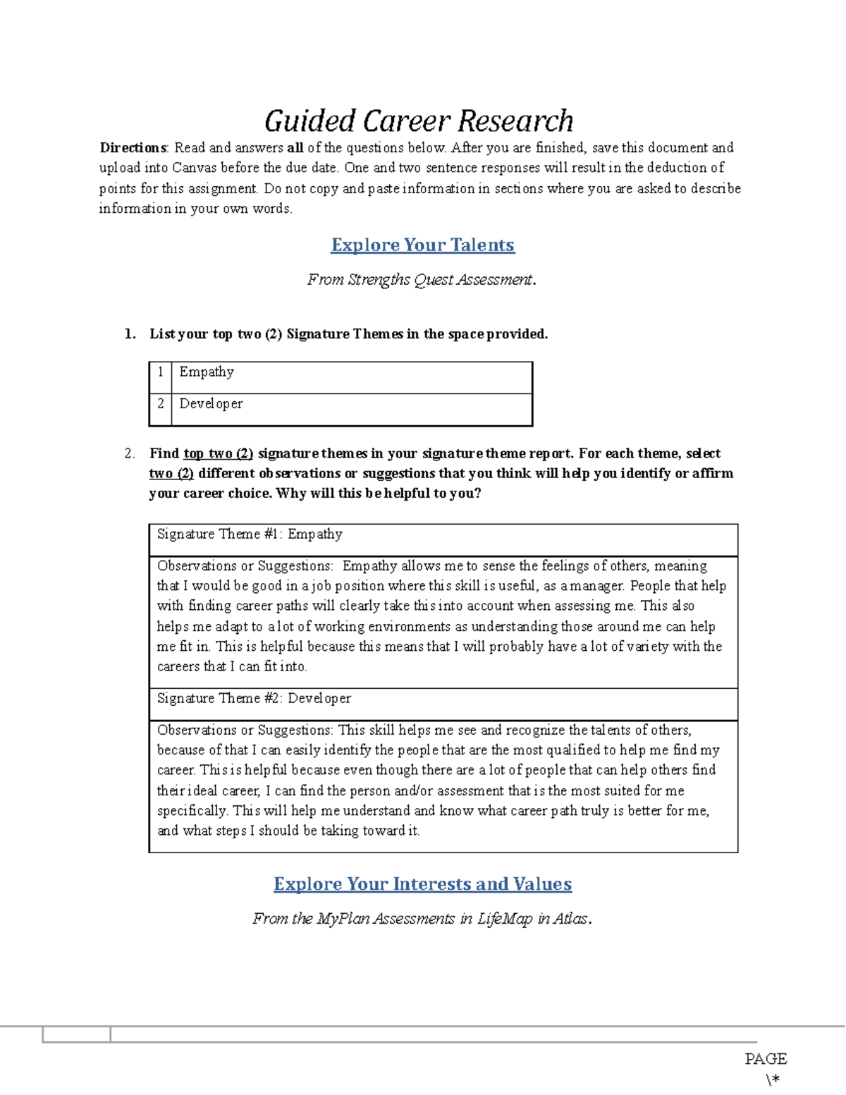 Guided Career Research Update Summer 20 - PAGE Guided Career Research ...