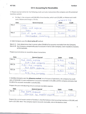 ACT Exam 2 pratice - It was an exam practice handout we worked in class ...