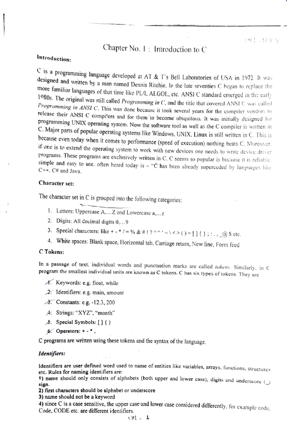 Computer fundamentals semester 2nd chapter 1 - Bsc. Computer science ...