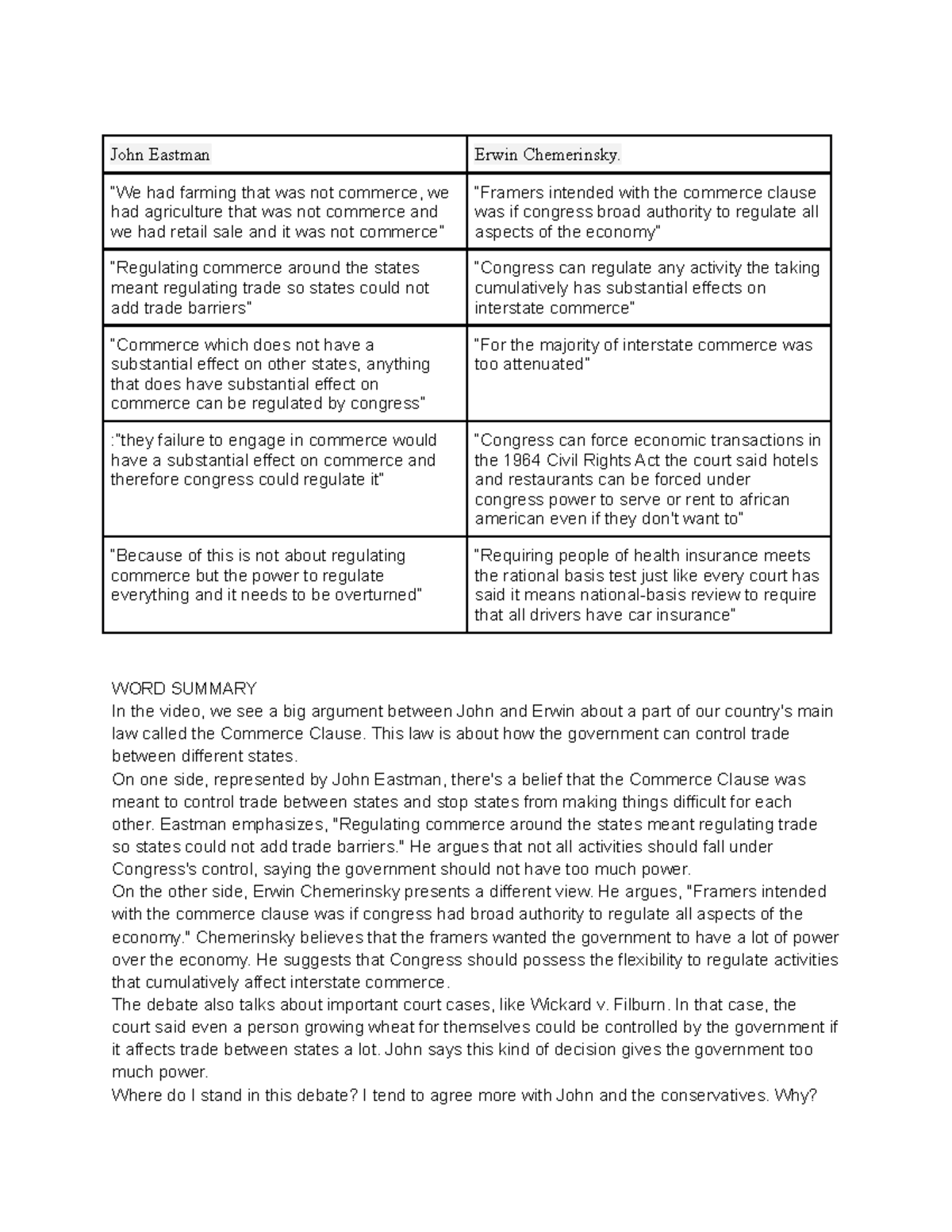 Government Video Summary by Atrin Shahroudi - John Eastman Erwin ...