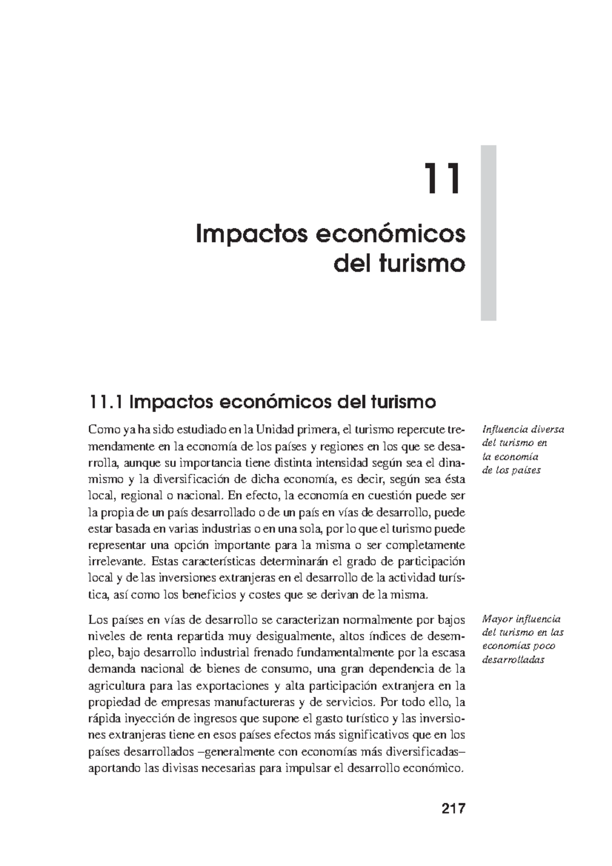 Introduccion AL Turismo OMT 215 227 - 11 Impactos económicos del ...