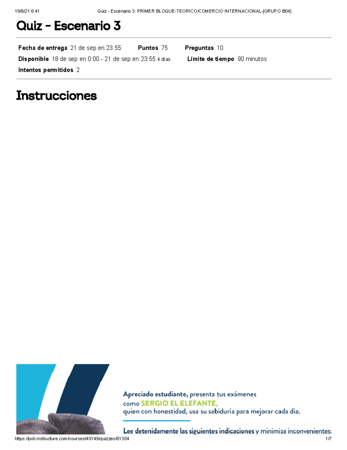 Quiz - Escenario 3 Primer Bloque- Teorico Comercio Internacional-[ Grupo B104] - Quiz ...