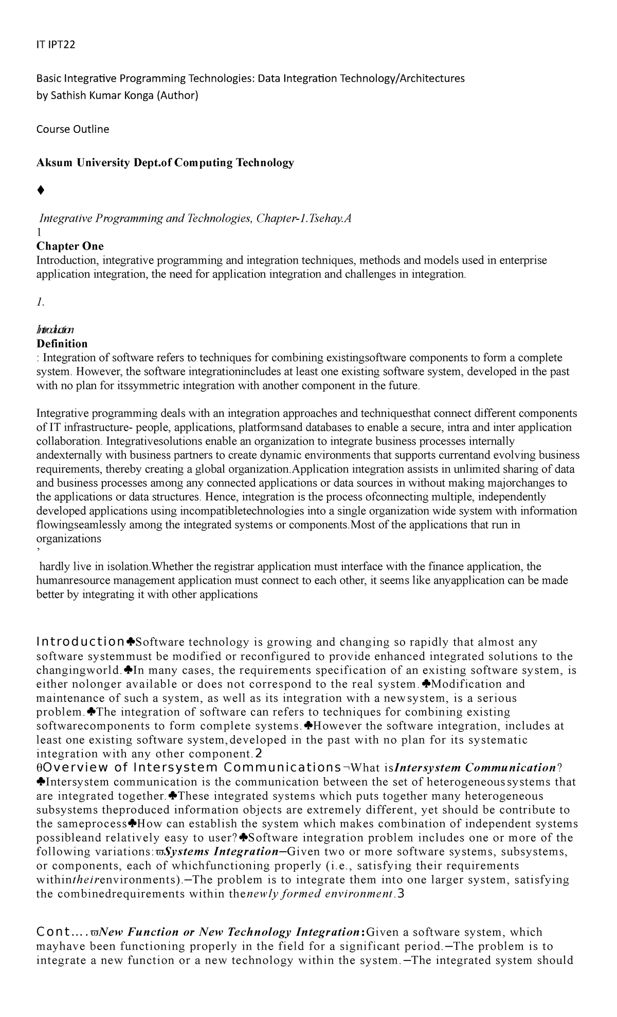 IT IPT22 syllabus - IT IPT Basic Integraive Programming Technologies ...