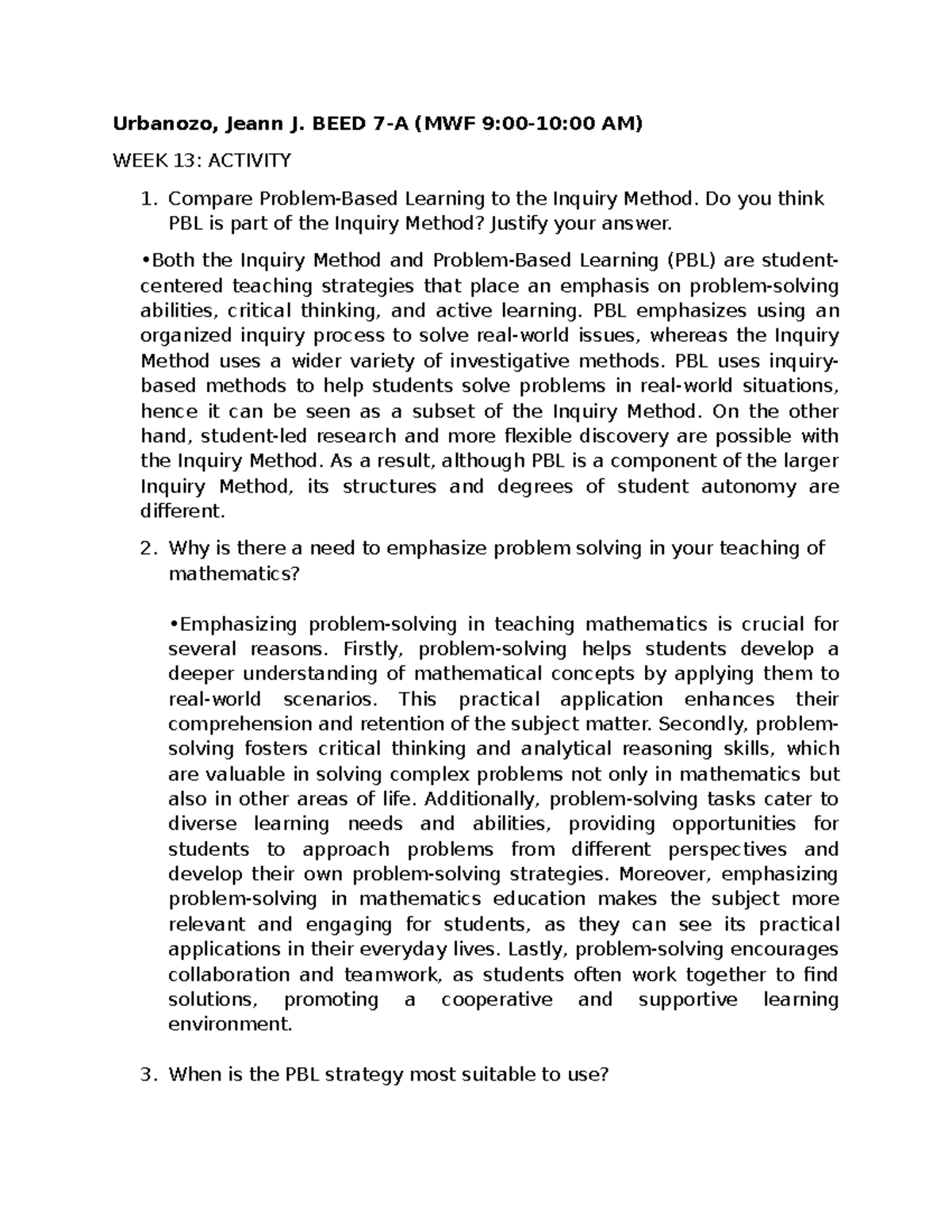 Urbanozo, Jeann J. BEED 7-A (PART 8) - Urbanozo, Jeann J. BEED 7-A (MWF ...
