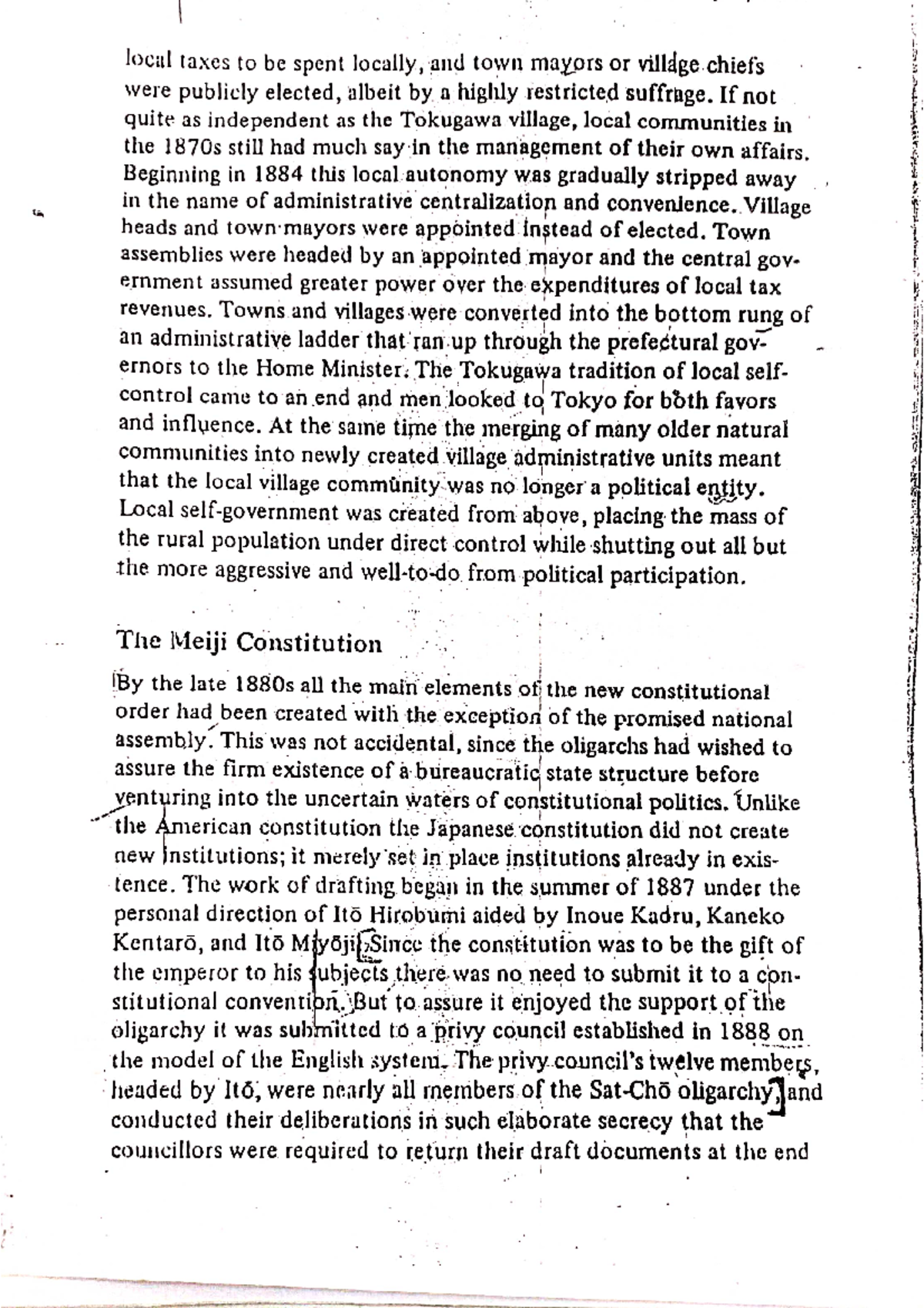 Meiji constitution - H8gb - Ba Honours History - Studocu