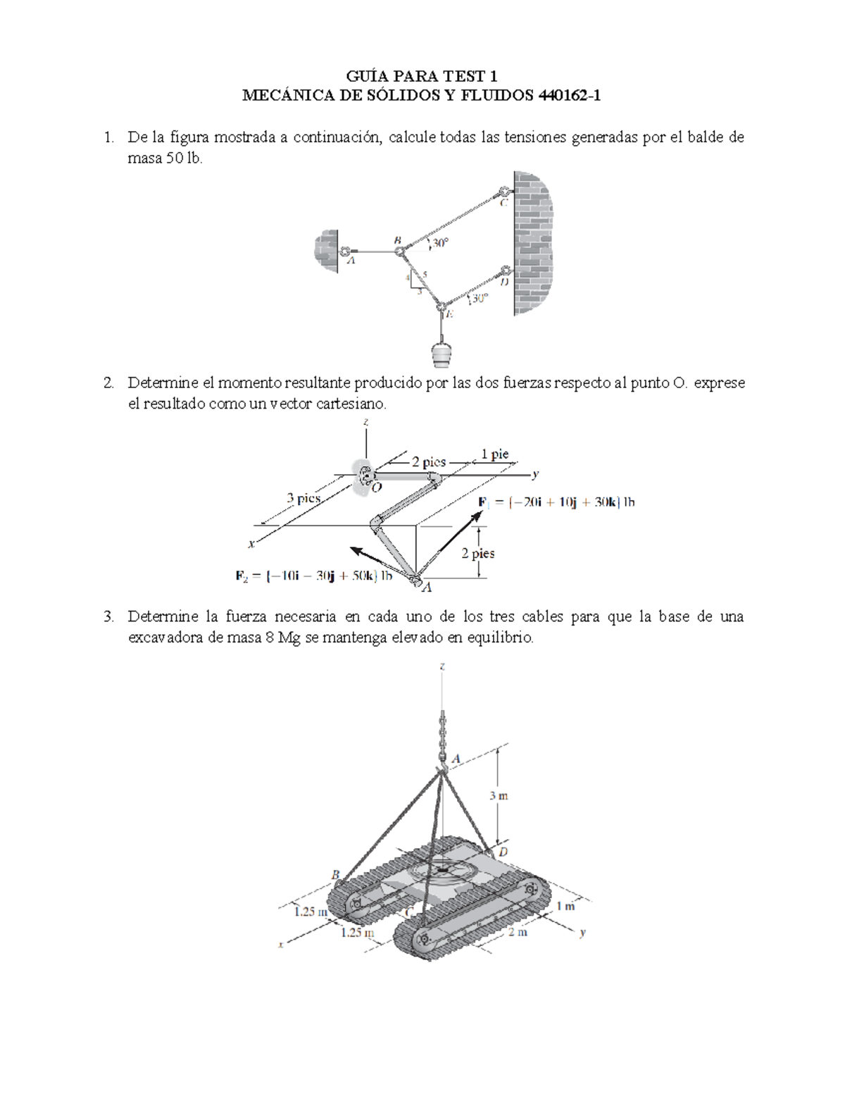 GUÍA PARA TEST 1 MSF 440162-1 - Mecanica de Fluidos - GUÍA PARA TEST 1 ...