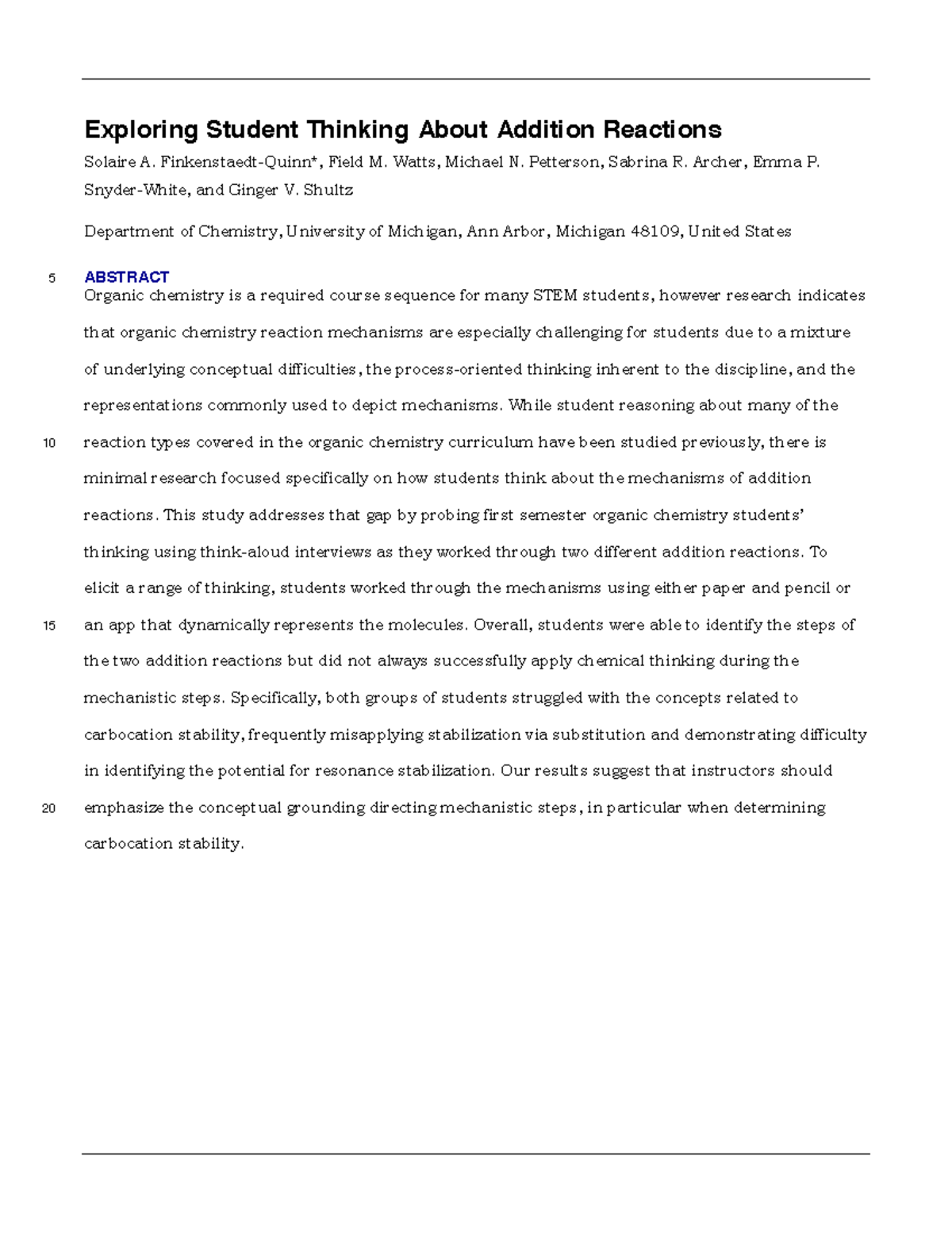 Exploring-student-thinking-about-addition-reactions - Exploring Student ...
