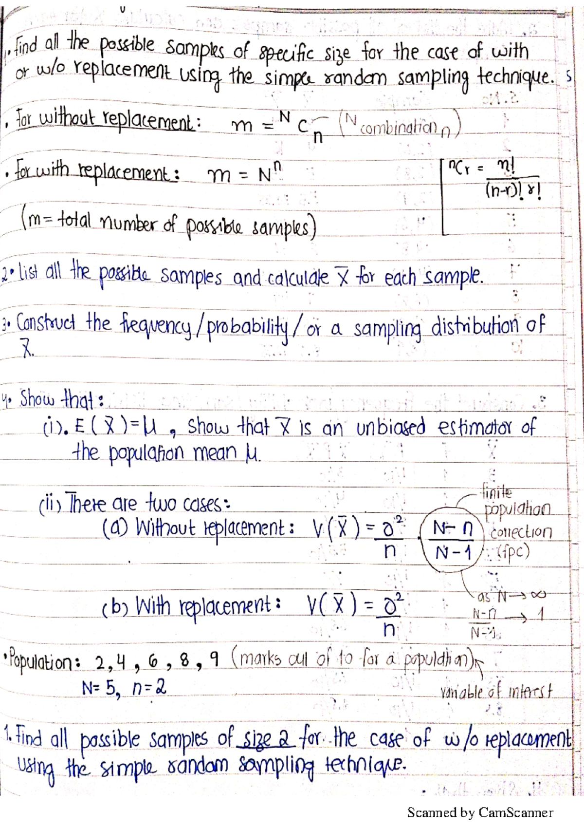 SI Notes-Summarized - Probability - Studocu