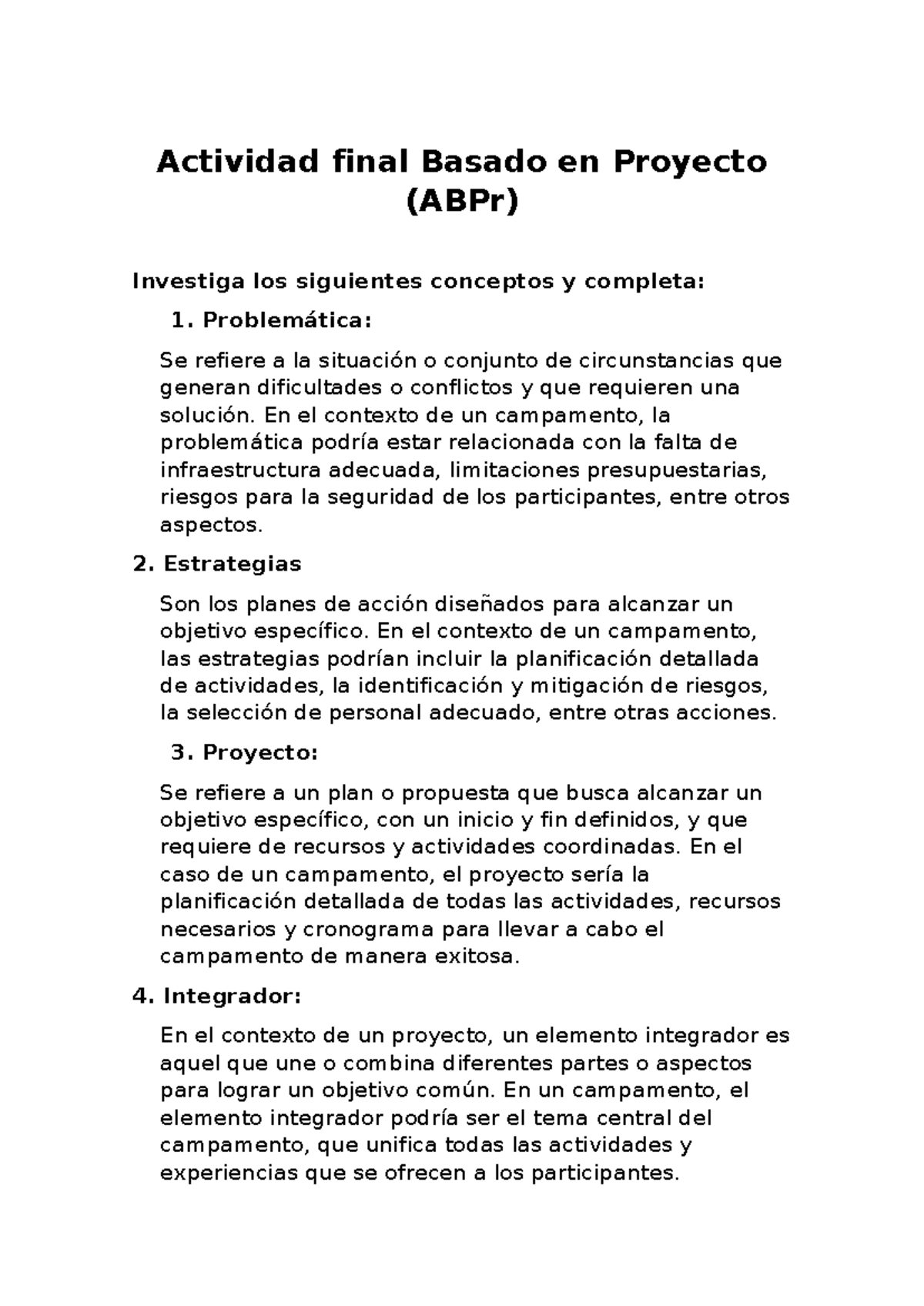 Actividad Proyecto - Actividad final Basado en Proyecto (ABPr ...
