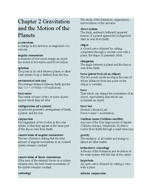 Astronomy 1-16 - Notes including PPT images - Chapter 2: Viewing the ...