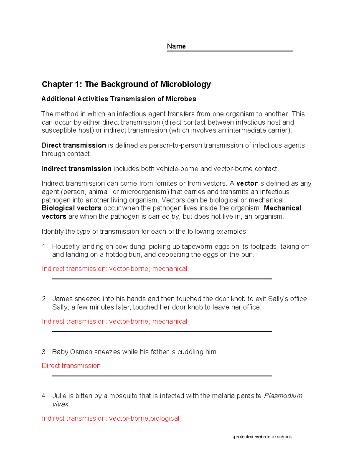 Ch01 Additional Activities - Name Chapter 1: The Background of ...