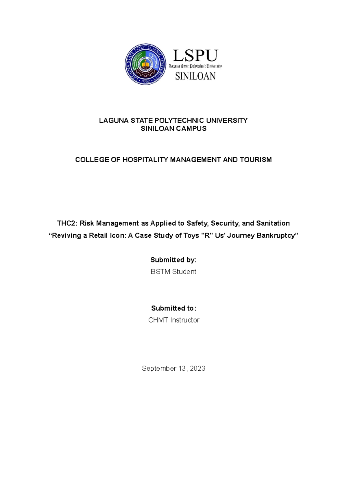 Toys R Us Case Study Analysis at Caitlin Hume blog
