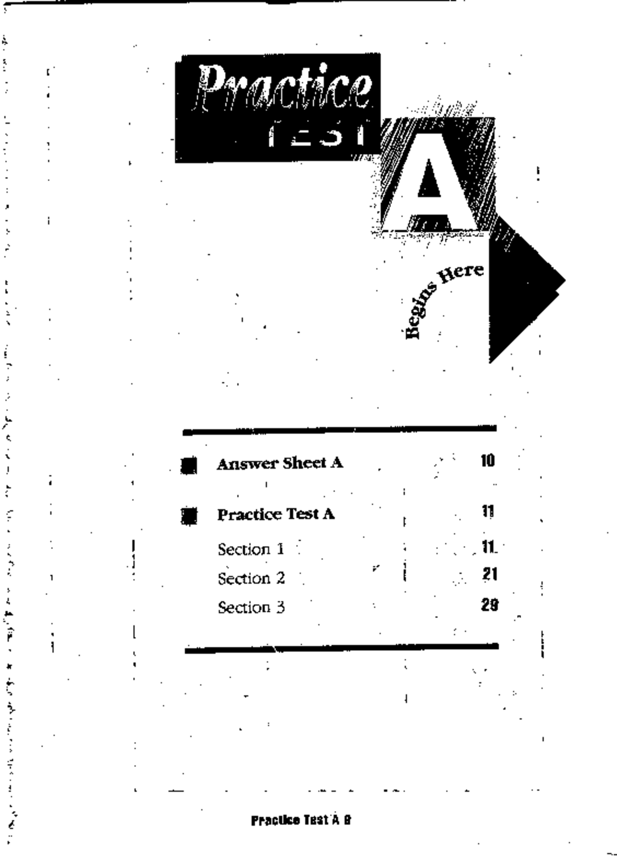 Toefl Test.Preparation - , , '" ~ Answer-Sheet A 10 l' • Practice Test ...
