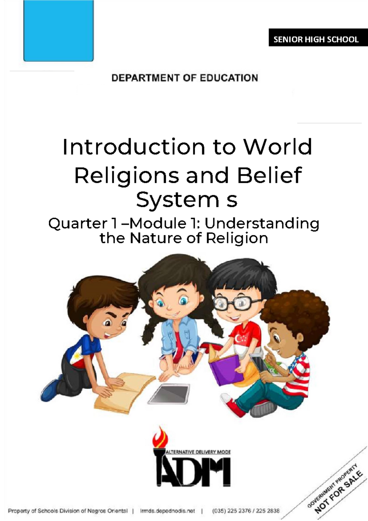 Intro TO World REG - Module - ####### SENIOR HIGH SCHOOL Introduction ...