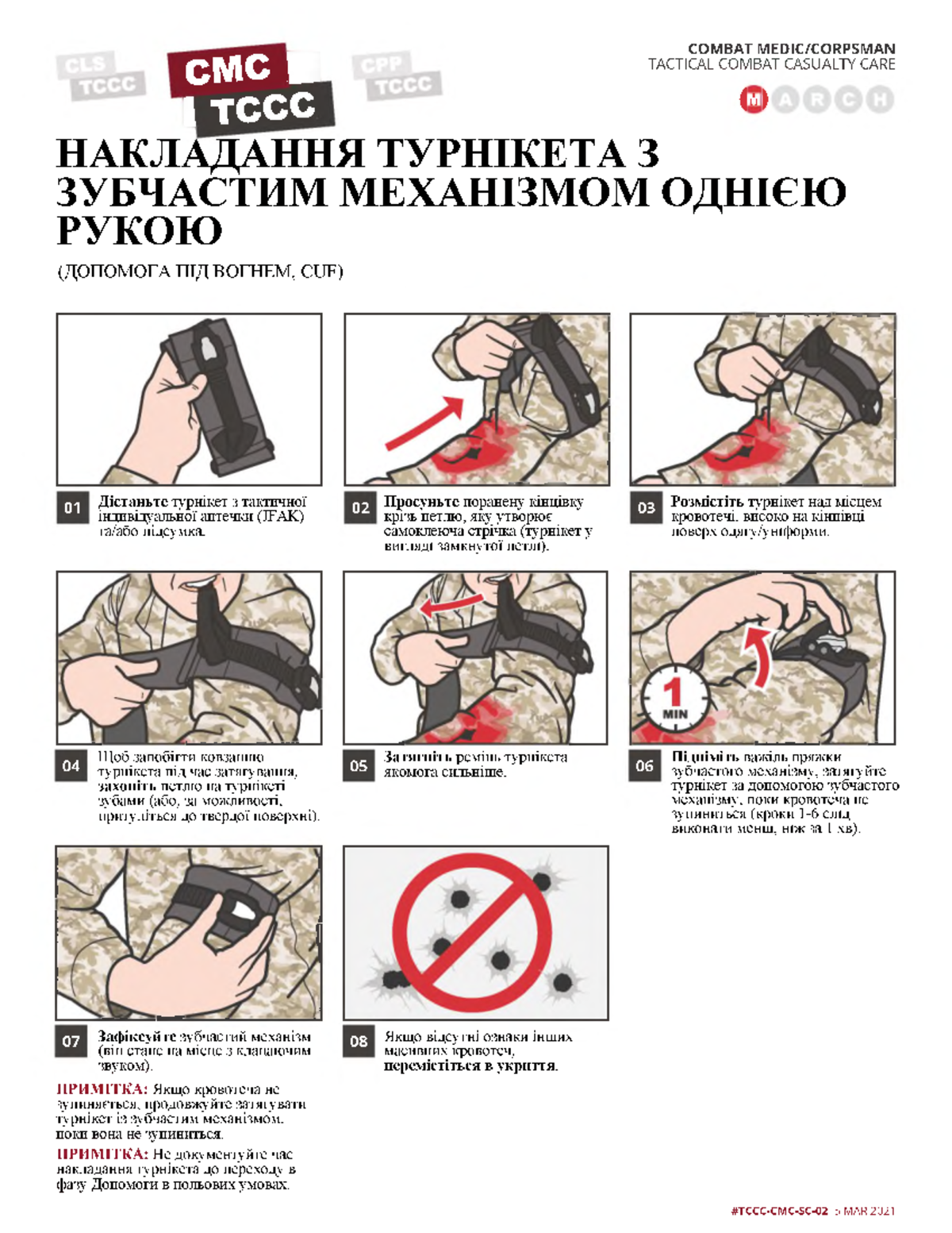 tccc m.a.r.c.h. - Pathologie médicale - Studocu