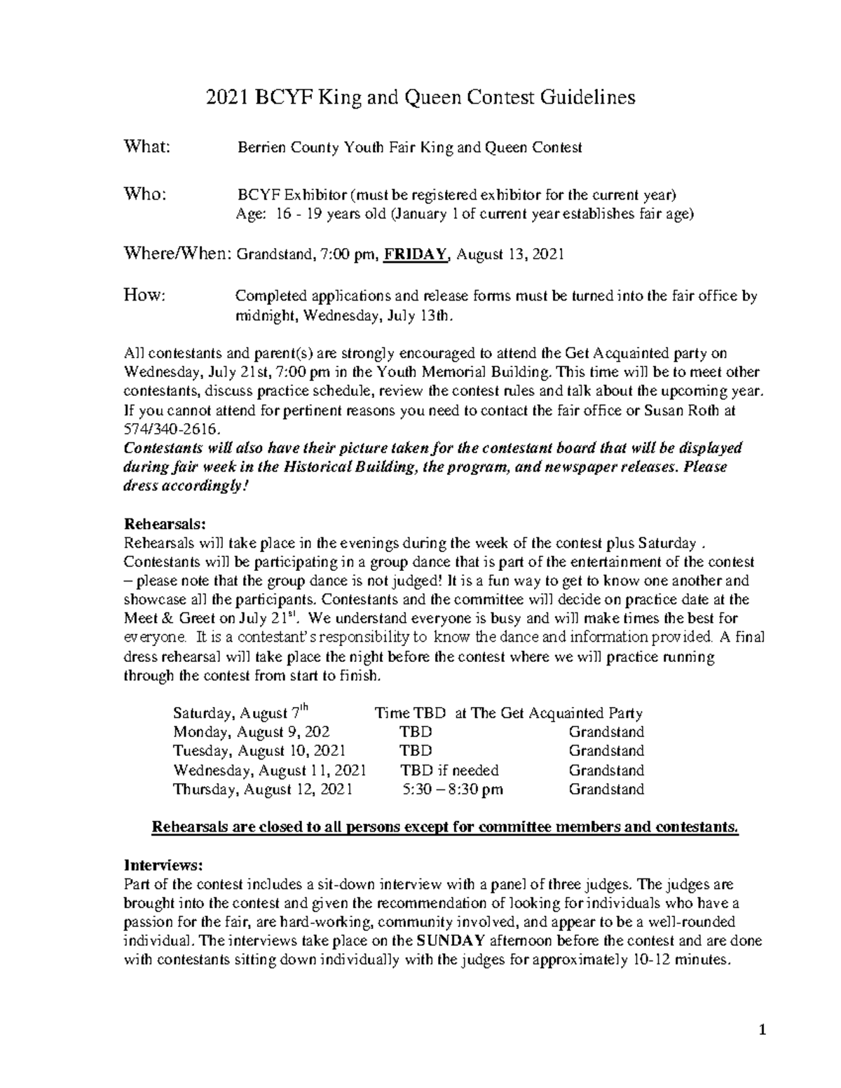 2021 K Q Guidelines sr - 1 2021 BCYF King and Queen Contest Guidelines ...