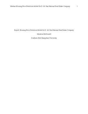 MAT 240 Project Two (7-3) - Report: Regional vs. National Housing Price ...