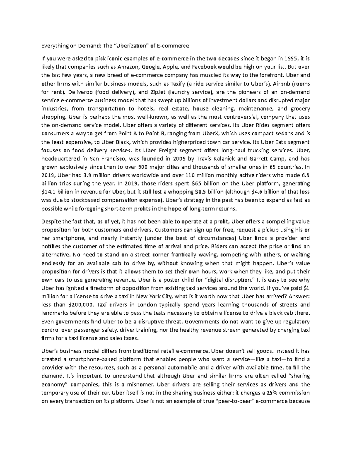 Everything on Demand - Here is the note - Everything on Demand: The ...