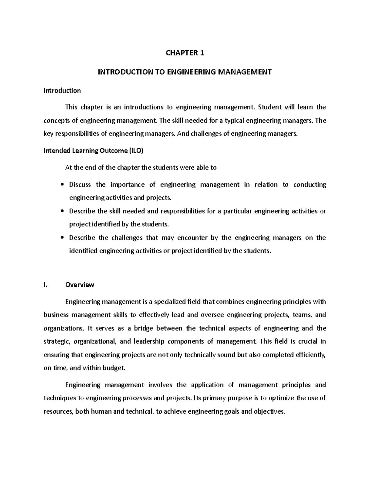 Chapter 1 - Yeah of course see it - CHAPTER 1 INTRODUCTION TO ...