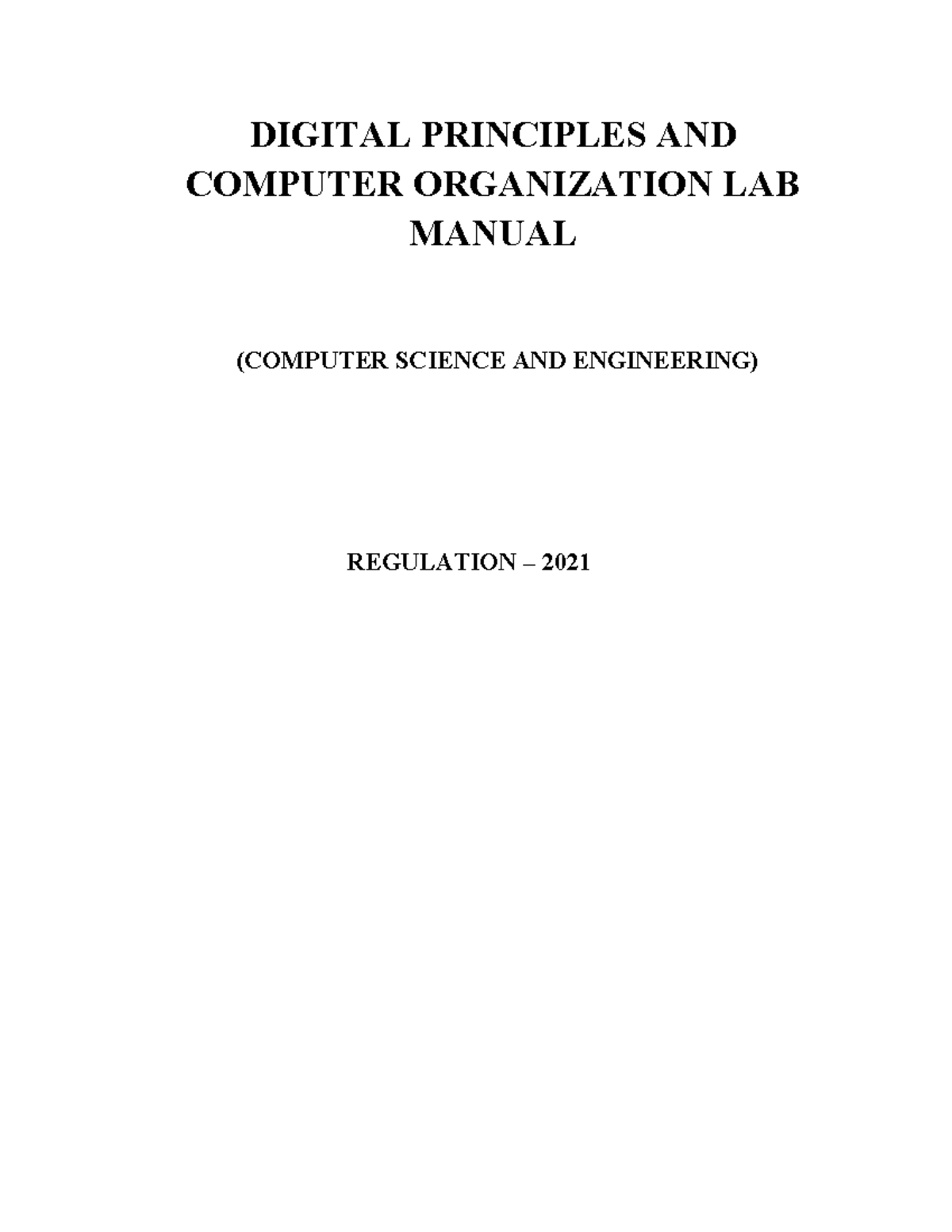CS3351-DPCO Lab Manual - Biomedical Engineering - DIGITAL PRINCIPLES ...