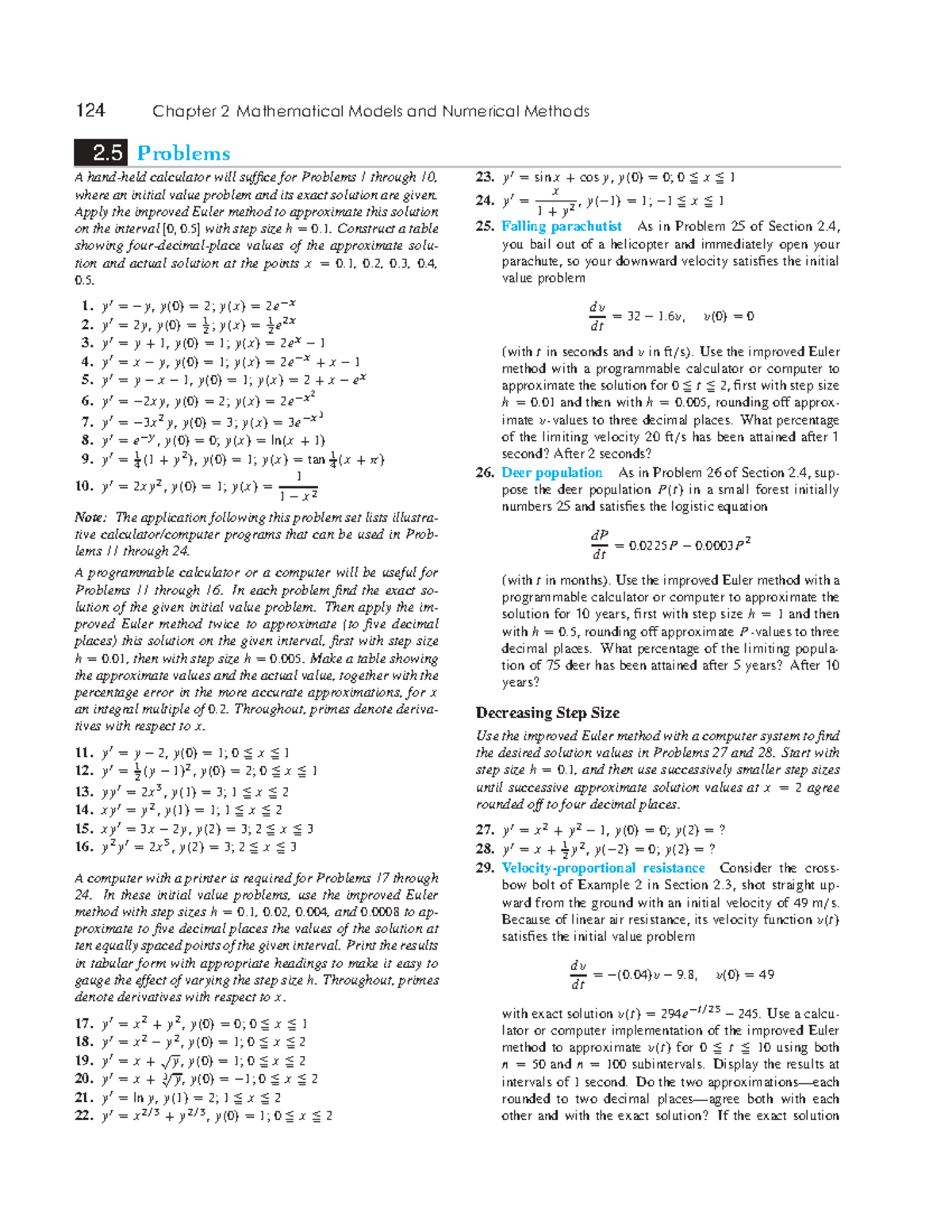 Differential-equations- (2)-47 - 124 Chapter 2 Mathematical Models and ...
