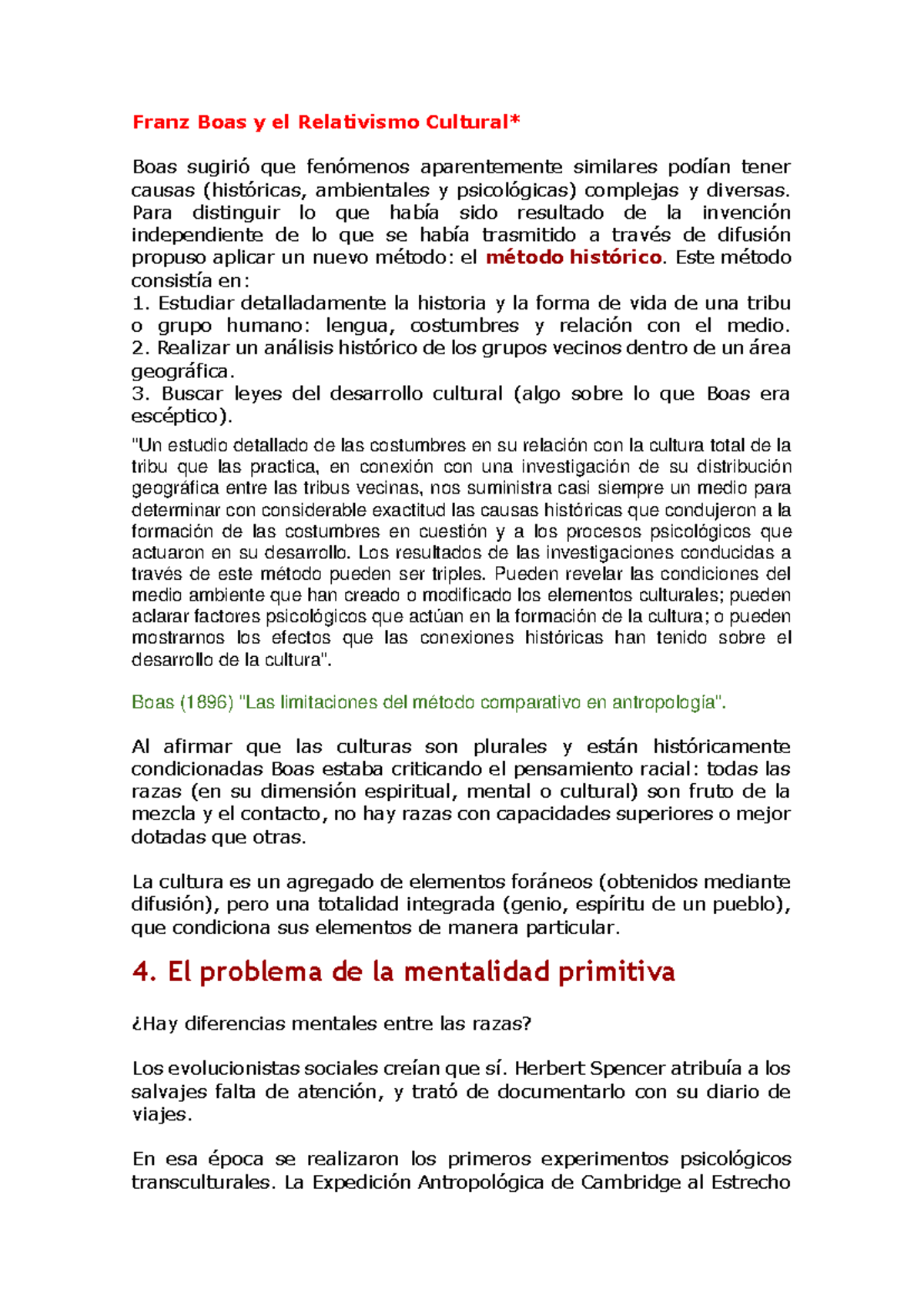 Franz Boas y el Relativismo Cultural - Para distinguir lo que había ...