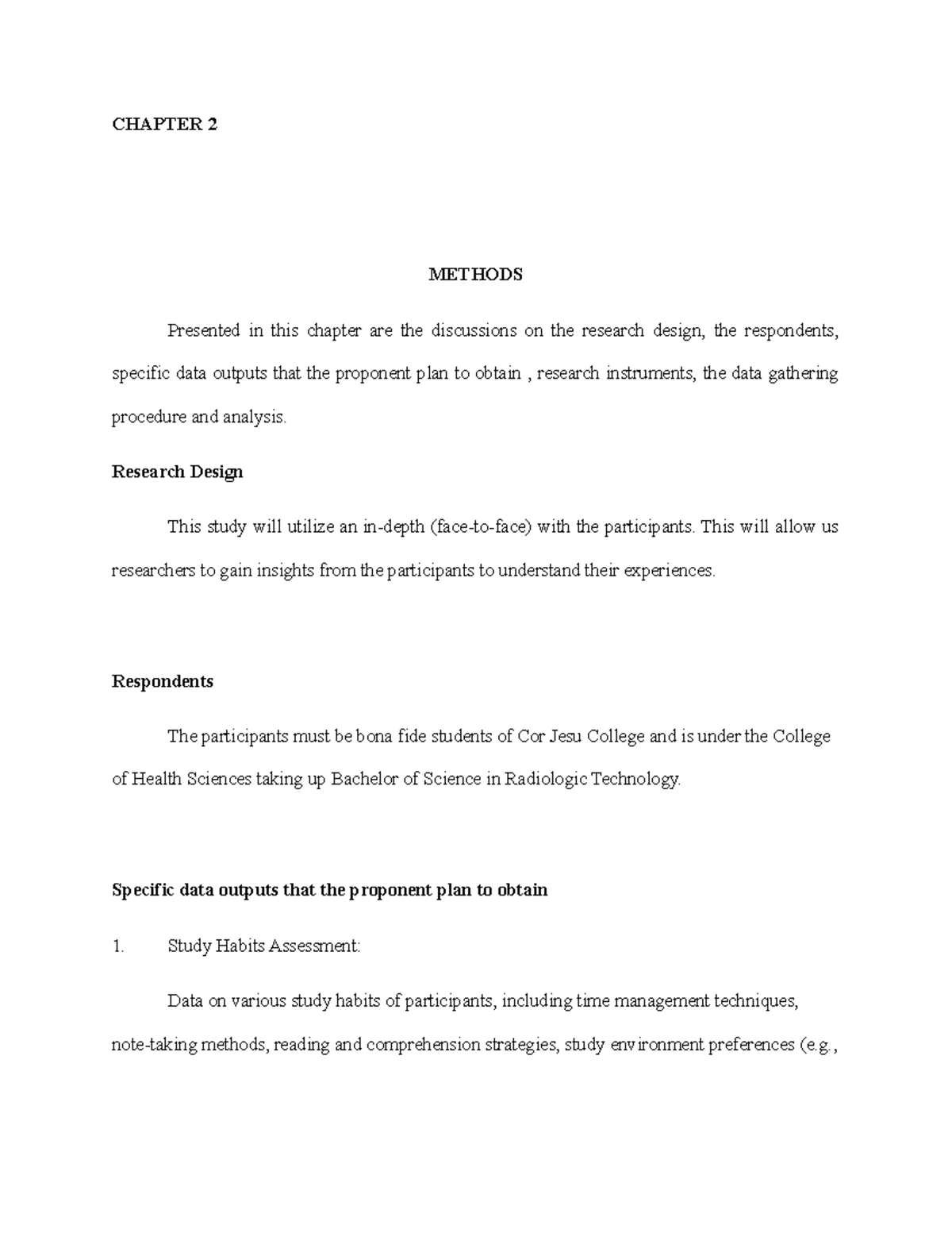 2 - CHAPTER2 - CHAPTER 2 METHODS Presented in this chapter are the ...