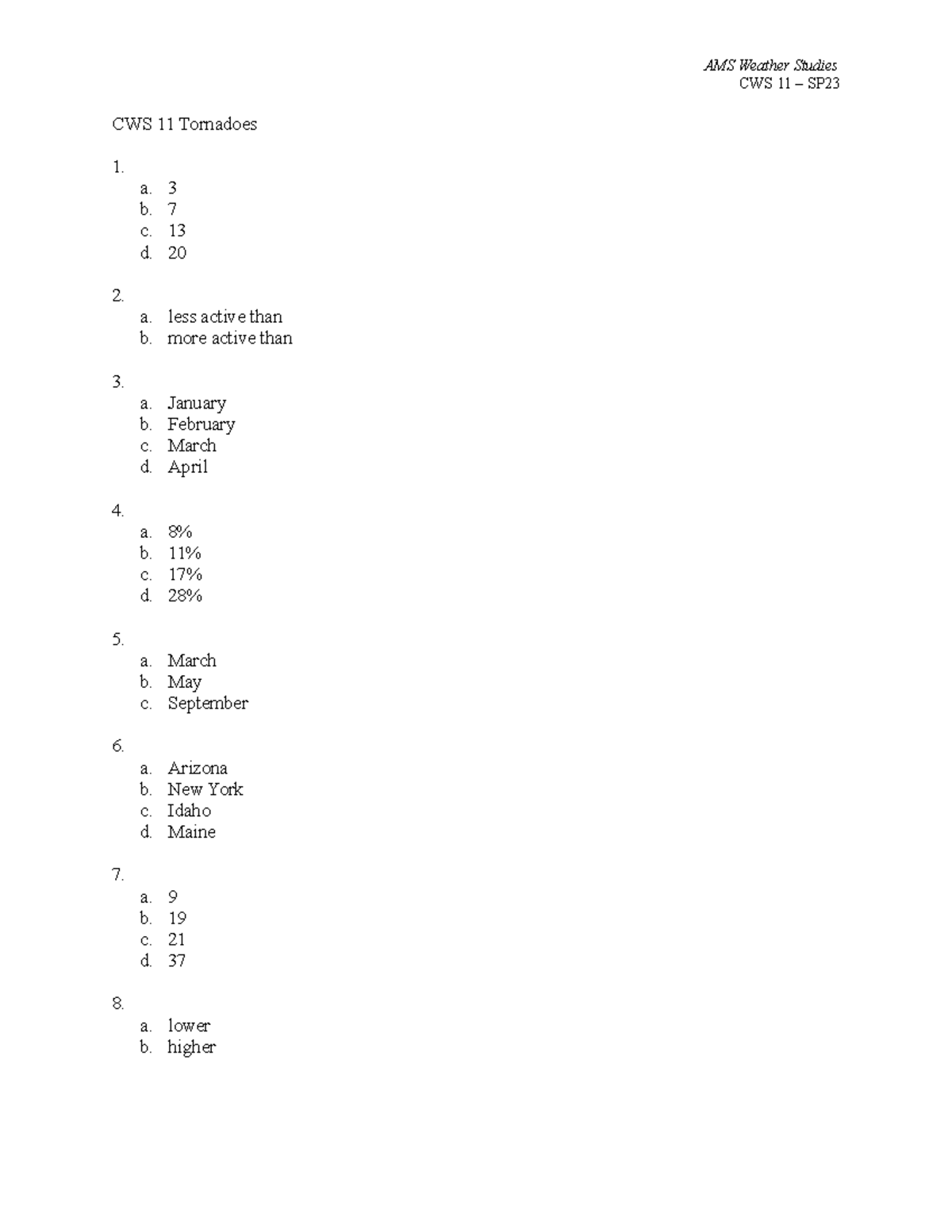 CWS11 Form - Form question and answer. - ENG 130 - Studocu
