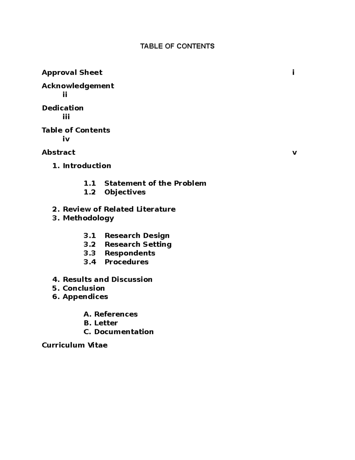Group 3 - Research Aloe Vera - TABLE OF CONTENTS Approval Sheet i ...