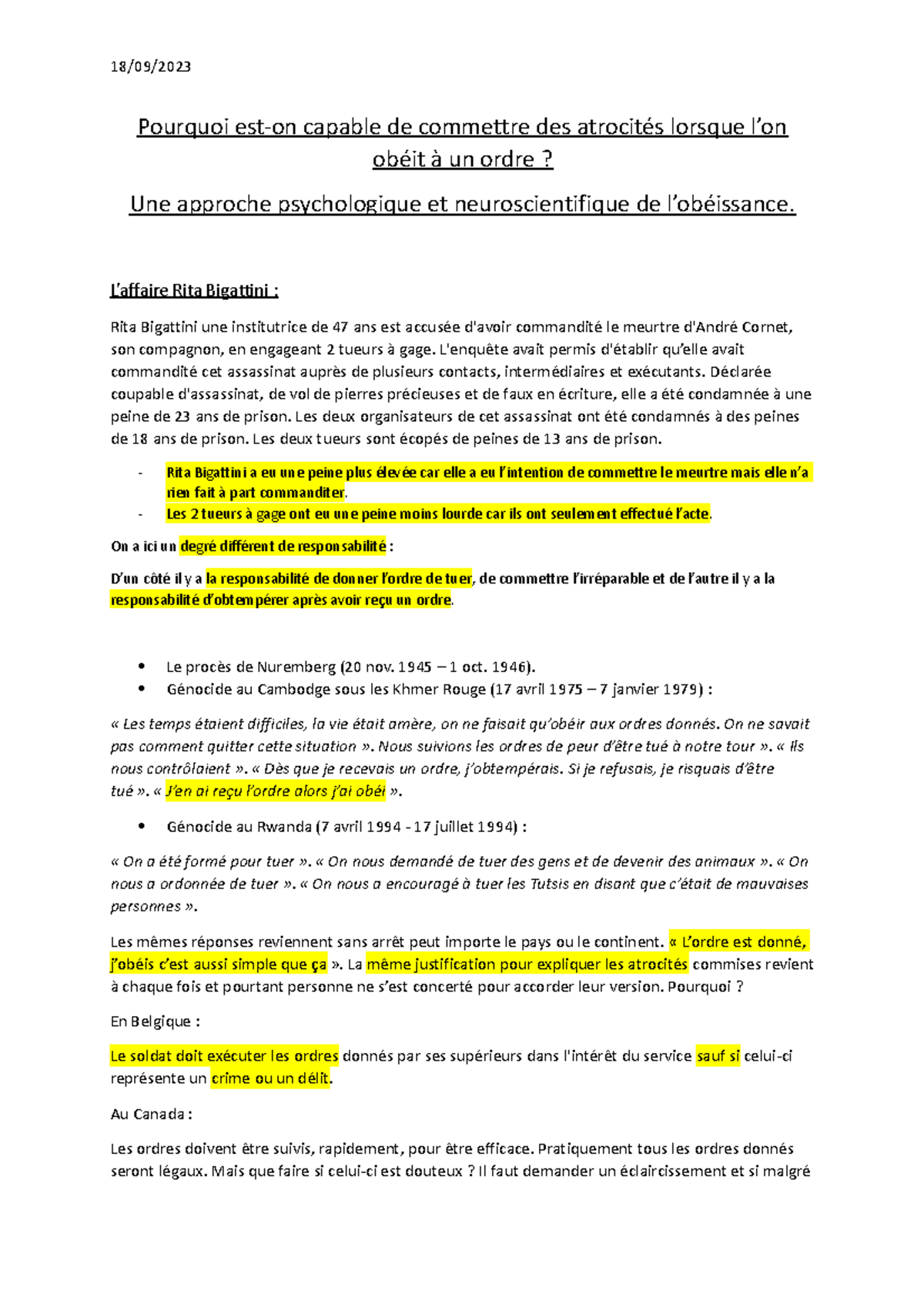 Pourquoi est-on capable de commettre des atrocités lorsque l’on obéit à ...