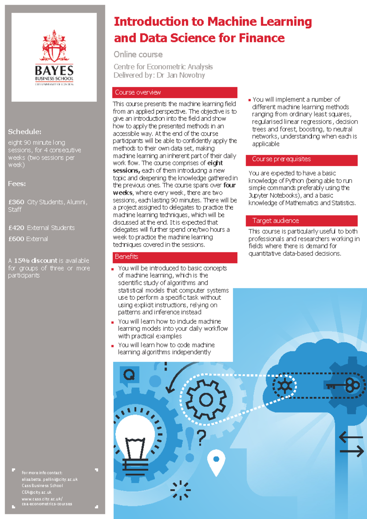 Introduction to Machine Learning - Bayes - Introduction to Machine Learning and Data Science for ...