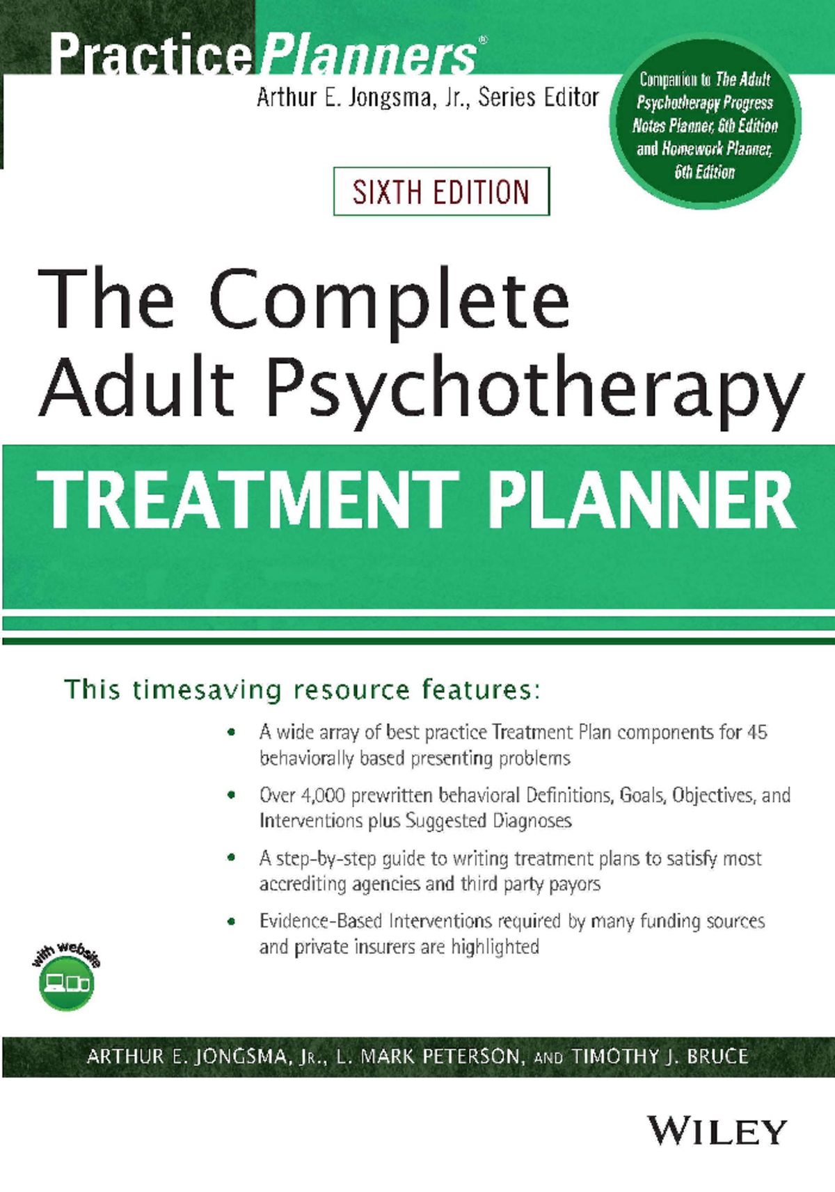 The Complete Adyult Psychotherapy Treatment Planner - Trim size: 178mm ...