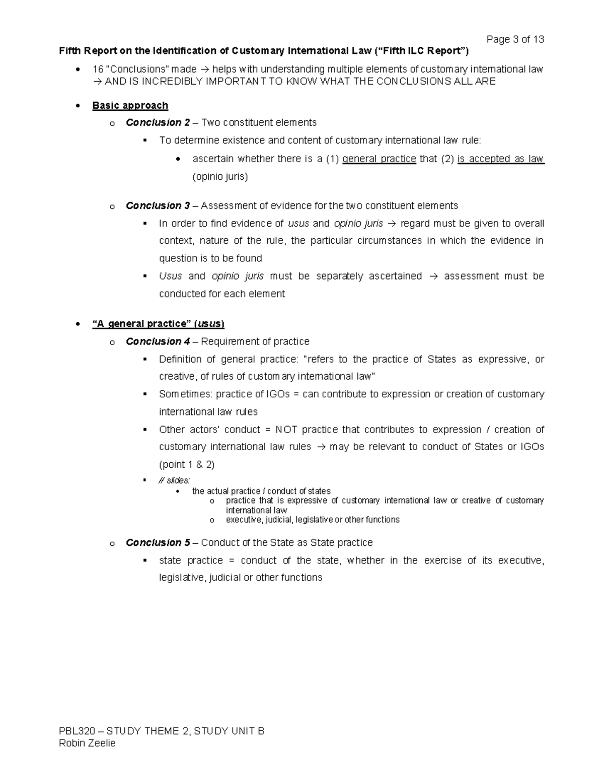 Theme 2 UNIT 2 - Fifth ILC Report - PBL320 – STUDY THEME 2, STUDY UNIT ...