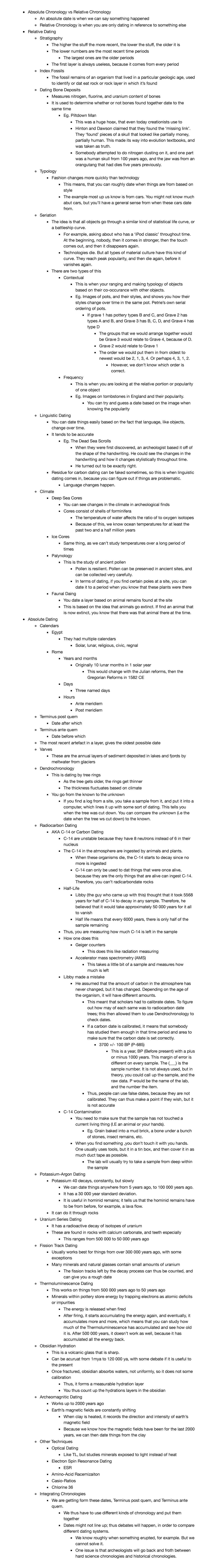 7Dating and Chronology - Absolute Chronology vs Relative Chronology An ...
