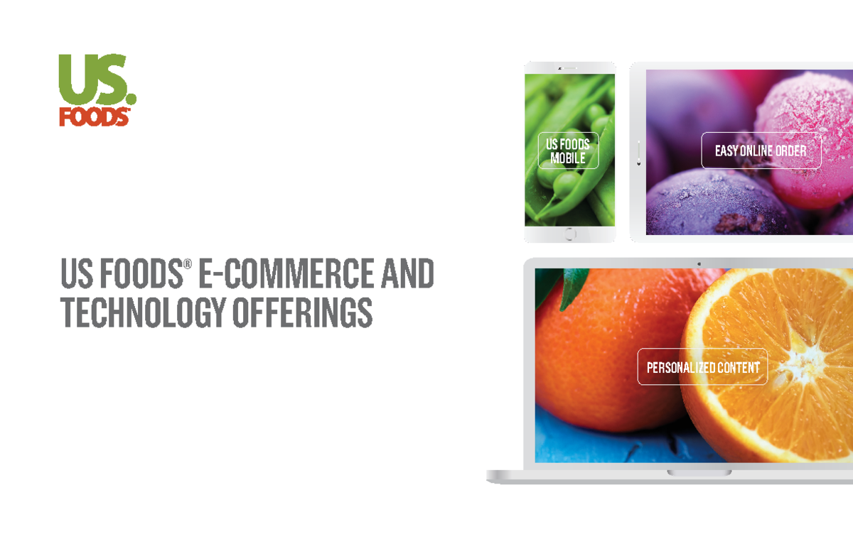 ECommerce Technology Brochure - US FOODS ® E-COMMERCE AND TECHNOLOGY ...