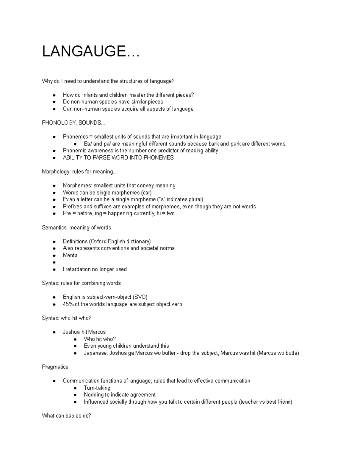 Langauge… - Group assignment 4 - LANGAUGE... Why do I need to ...