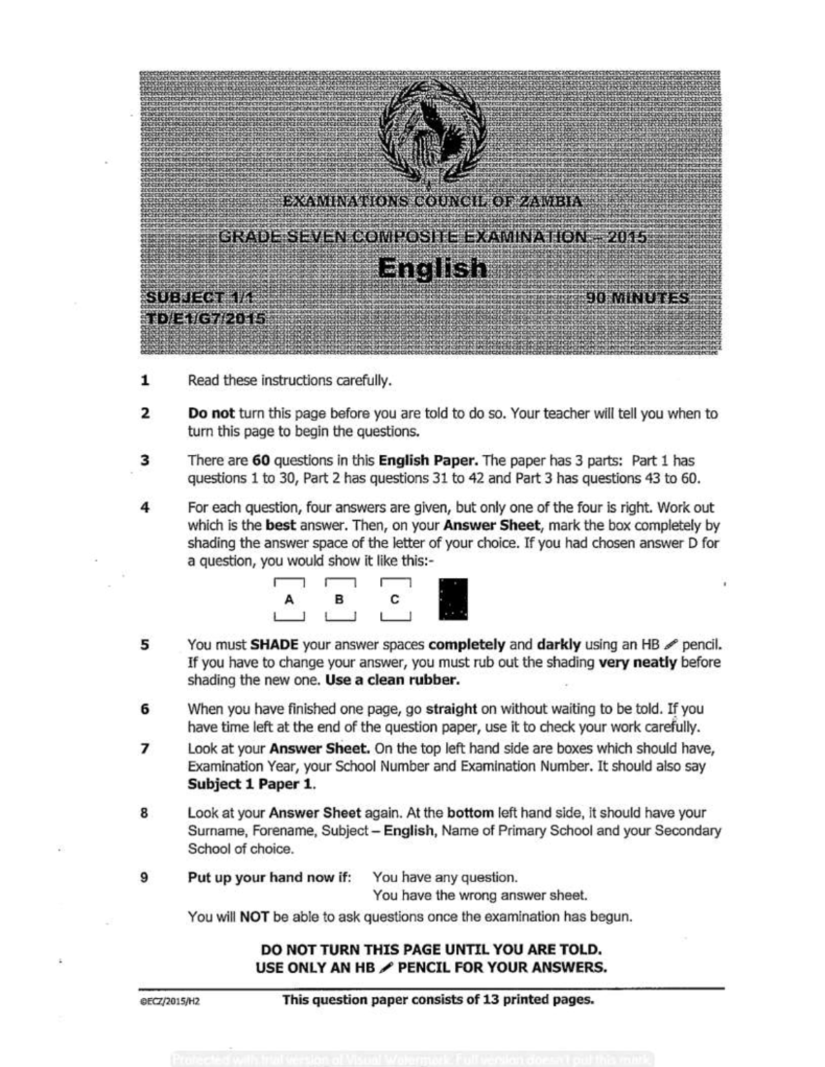 G7 english 2015 - PAST PAPERS - ACCA - Studocu