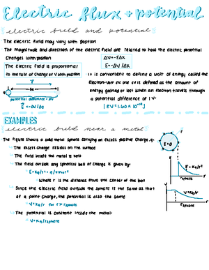 Physics Lecture 14 - PHY 2054 Volker Crede Notes: Electric potential ...