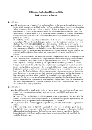 EPR 3.2 (Completed) - Ethics and professional responsibility - Itemised ...